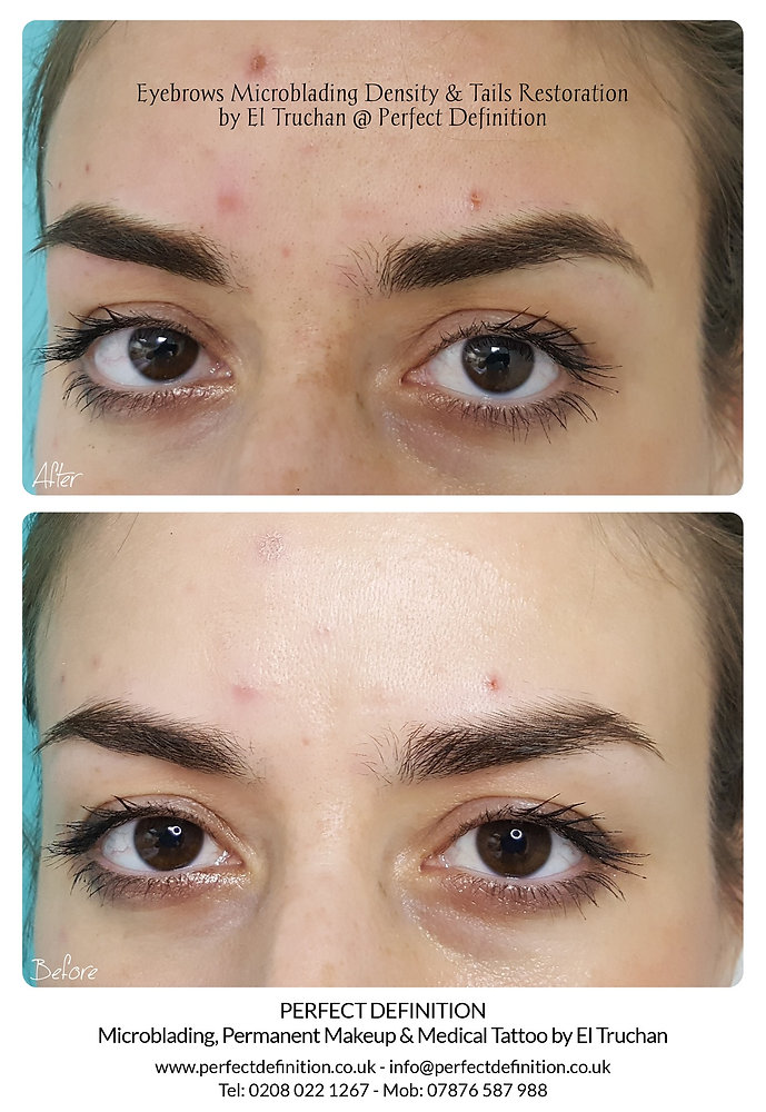 Eyebrows Microblading Density & Tails Restoration by El Truchan ...