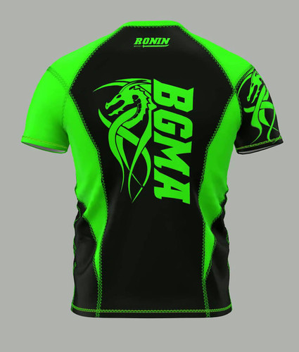 Mens "Ronin Series" Short Sleeve Rash Guard Shirt | BGMA