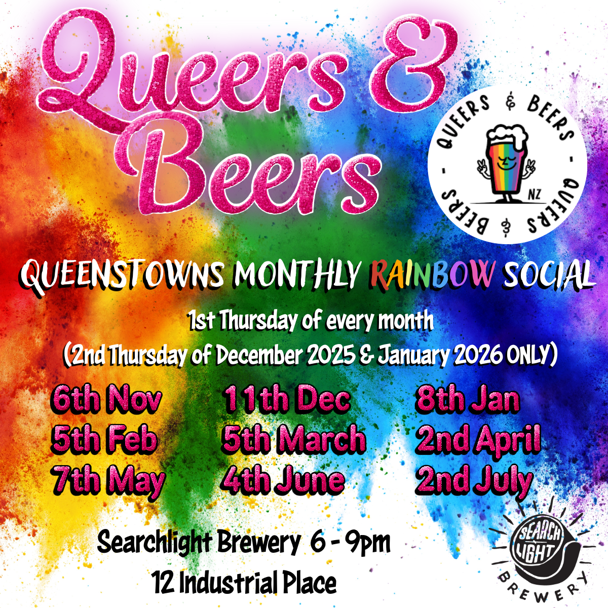 QUEERS & BEERS MONTHLY RAINBOW SOCIAL! | seachlightbrewery