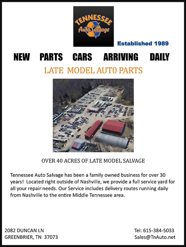 SALVAGE AUTO PARTS | TNDEALERNEWS.COM