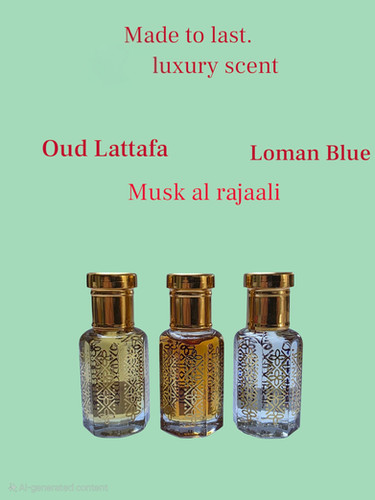 Set of luxury scent Arabian Perfume Oud lattafa, loman Blue, Musk al ...