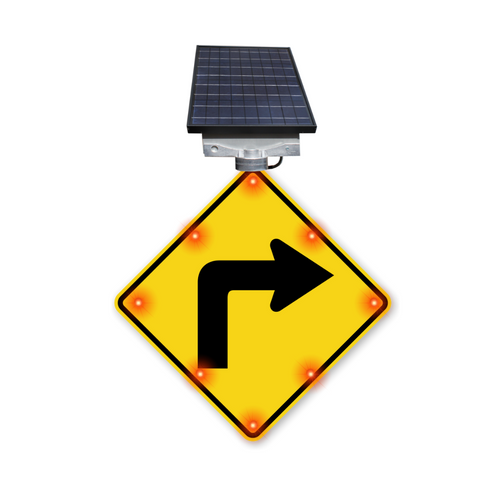 W1-1R Right Turn Sign | Stop Lite
