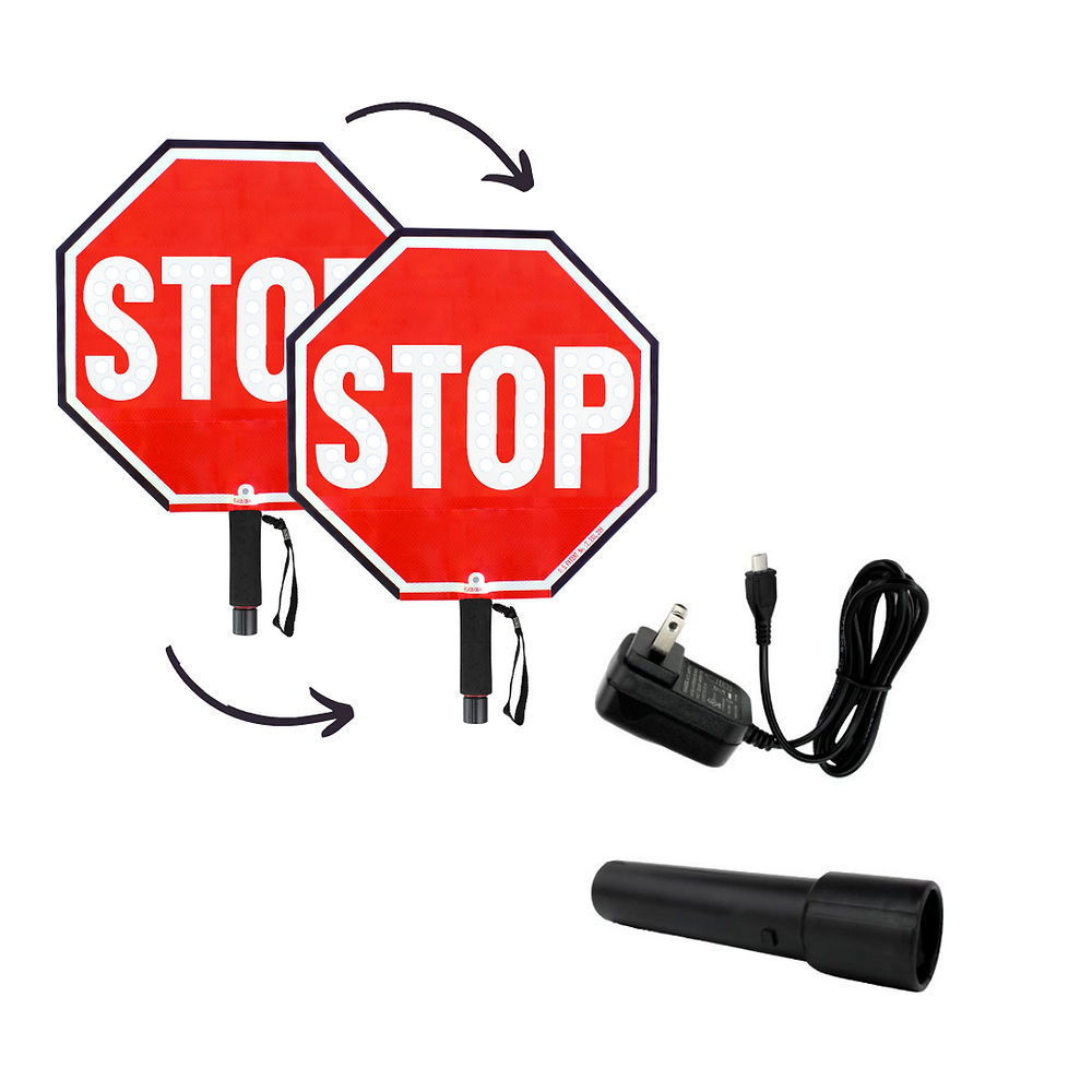LED Handheld Stop Sign | CJH Supply