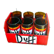 Kit copo Duff | PRESENTES.NET