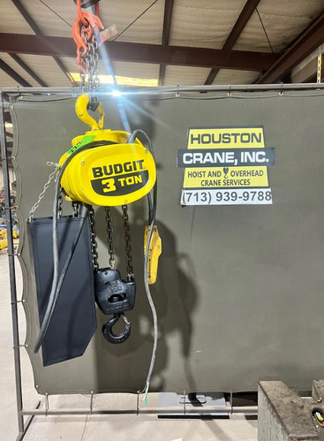Budgit 3 Ton Electric Chain Hoist, Model: BEH0305, 12 FT Lift, 230/460 ...