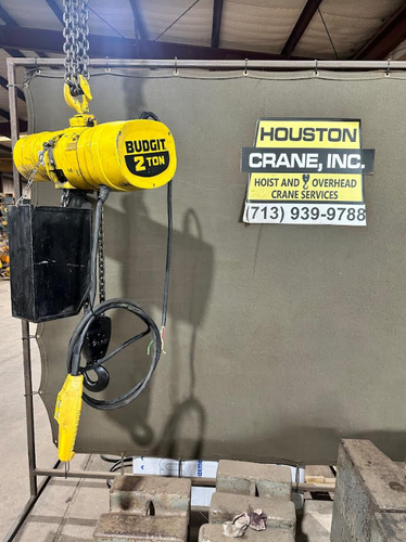Budgit 2 Ton Electric Chain Hoist, Model: BEH0216, 15 FT Lift , 230/460 ...
