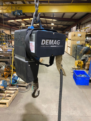 Demag 1100 LB Electric Chain Hoist, Model: DC-COM-5-500, 15 FT Lift ...