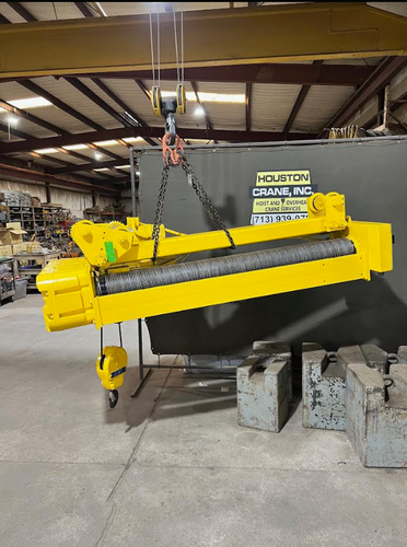 Acco-Wright 2 Ton Electric Wire Rope Hoist w/ Motorized Trolley, 130 ...