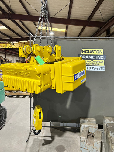 Acco-Wright 2 Ton Electric Wire Hoist w/ Motorized Trolley, 38 FT Lift ...