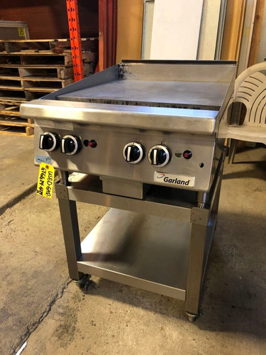USED - Garland 24" Thermostatic Grill w/ Stand | Alberta Food Equip.