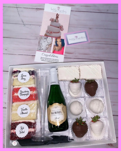 DIY WEDDING CAKE TASTING BOX | Indulge Cupcakery BR