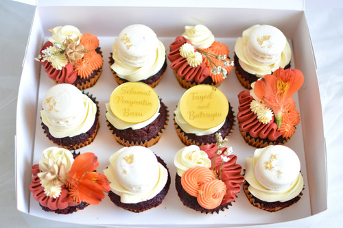 Scarlet Sunset Cupcake Set | Wonders Bakery