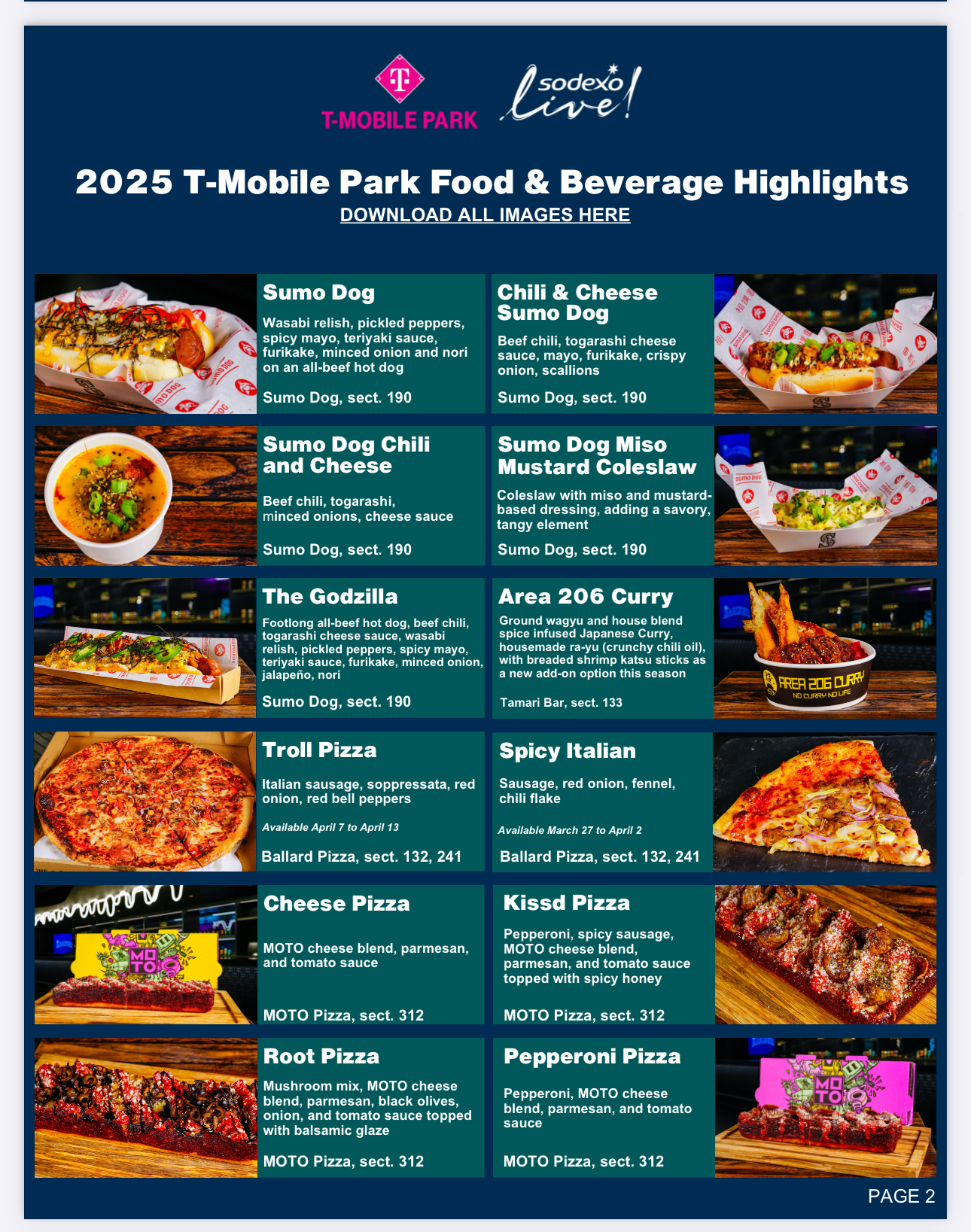 Sodexo Live! Unveils T-Mobile Park’s 2025 Food and Beverage Lineup ...