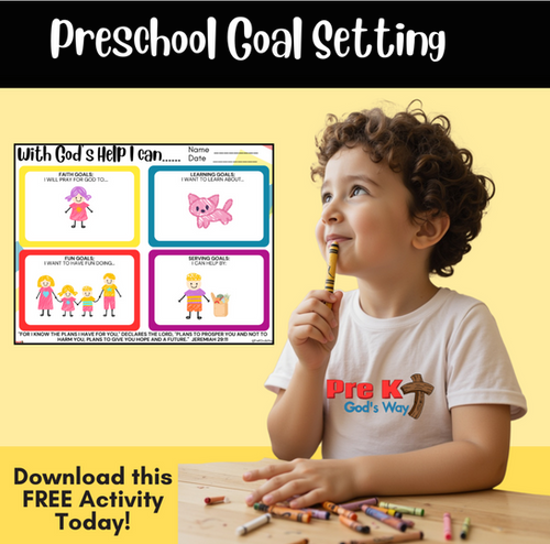 Preschool Vision Board Activity | Pre K God's Way