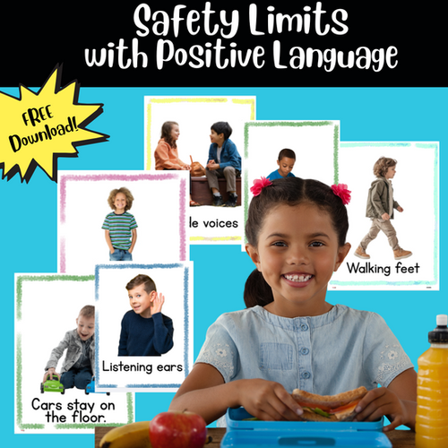 Safety Limits Positive Language Poster Cards | Pre K God's Way