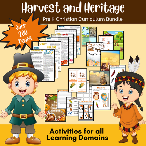 Harvest and Heritage Curriculum Bundle | Pre K God's Way