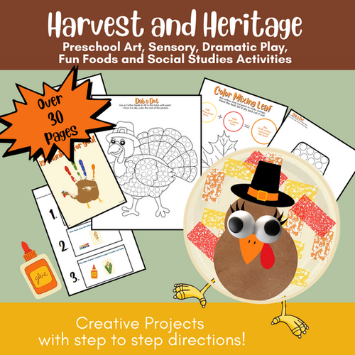 Thanksgiving, Harvest Art, Sensory, Dramatic Play and Fun Food ...