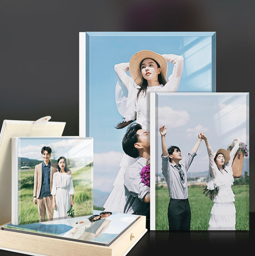 ALBUM #8 - Customized 5x7" LAYFLAT CRYSTAL PHOTO ALBUM for family ...