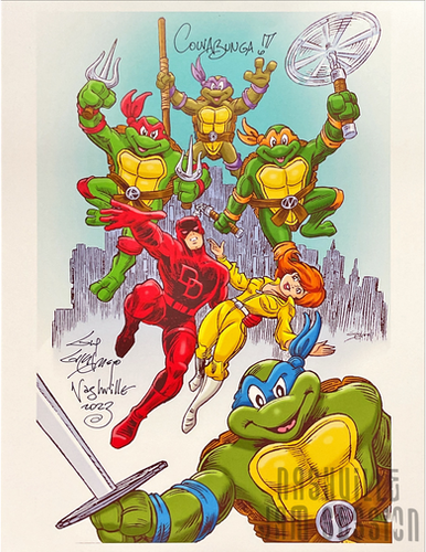 TMNT and Daredevil - Guy Gilchrist Print | NJS