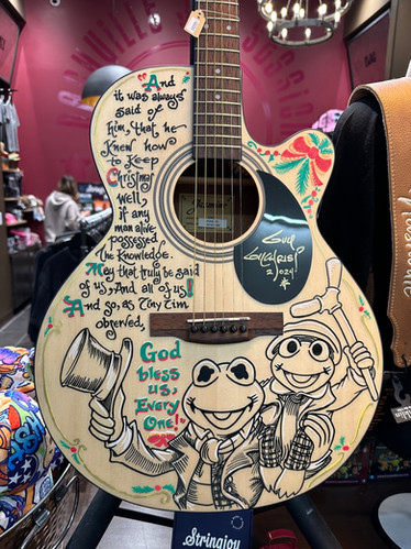 Guy Gilchrist Original Artwork (Muppet Christmas Carol Acoustic Guitar ...