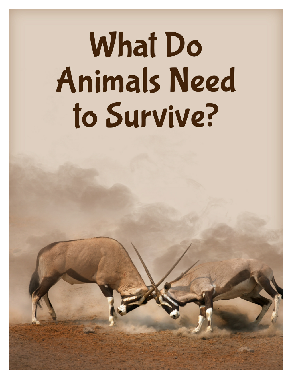 What do Animals need to survive?