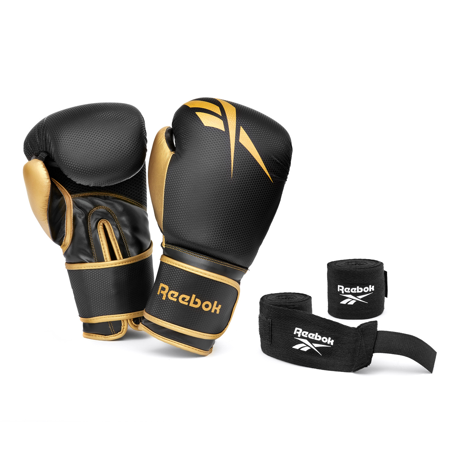 12oz Boxing Gloves Hand Wraps Set Reebok Fitness 12oz Boxing Gloves Hand Wraps Set Reebok Fitness
