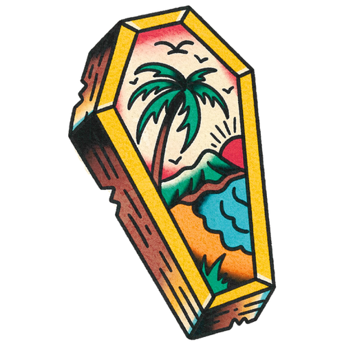 Beach Coffin - #NT68 | FINE INK STUDIOS