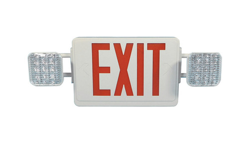 Thermoplastic LED Combination Exit/Emergency Light | Endeavor Lighting