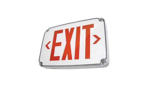 Compact Wet Location Polycarbonate Exit Sign | Endeavor Lighting