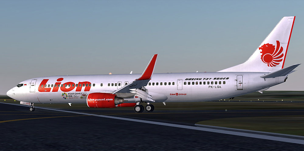 PK-LGL / Boeing 737-9GP/ER / Lion Air / 2018 Asian Games decal c/s