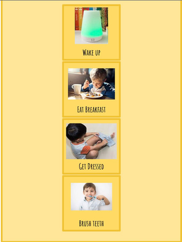 Visual Schedule AM/PM | My Site