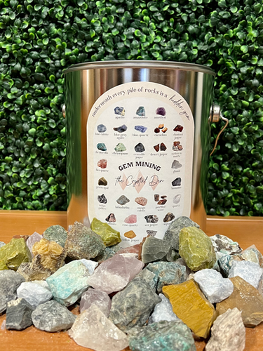 Gem Mining in a Bucket | The Crystal Den