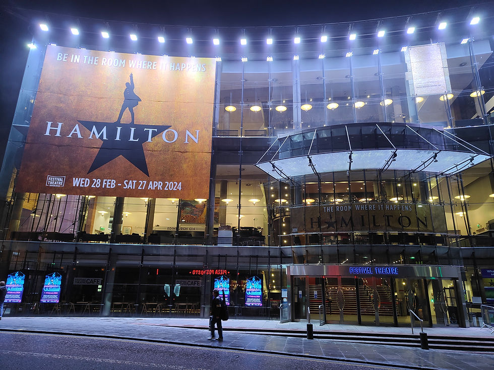 The Room Where It Happened- Hamilton Arrives at Edinburgh's Festival ...