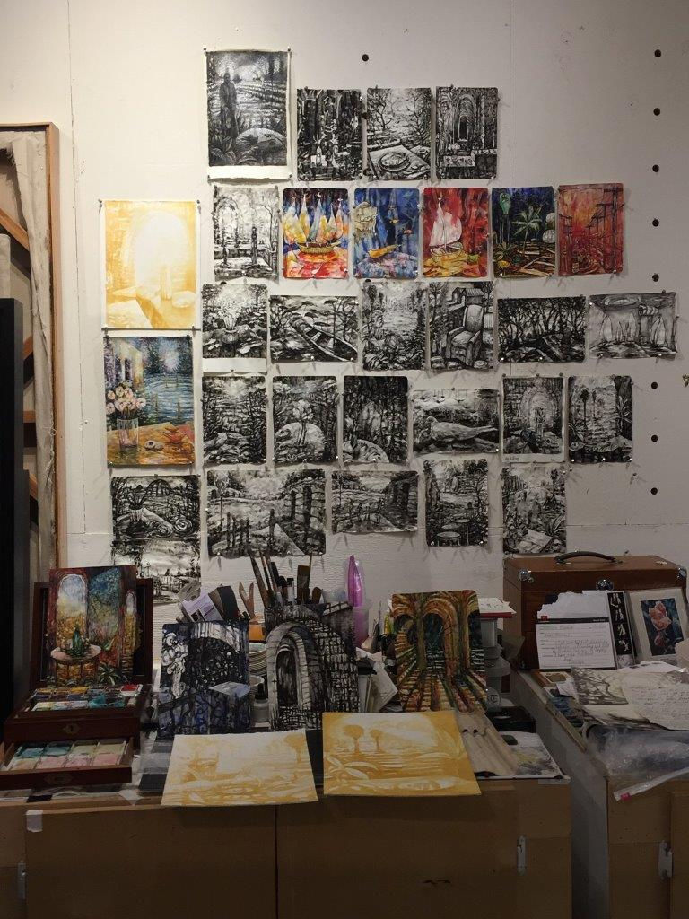 Watercolors & Drawings | Michael Roque Collins