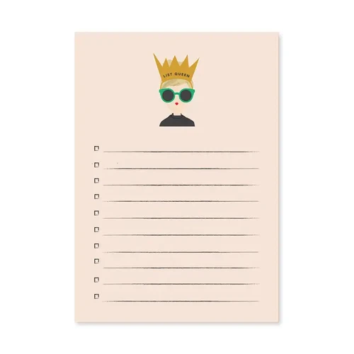 List Queen Notepad | Magpie