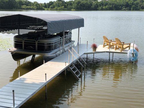 Porta-Dock Freestanding Canopy System | MN Dock & Lift