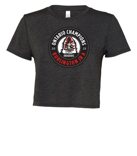 Cropped Tees - Iroquois Champions | Burlington Blaze JrA