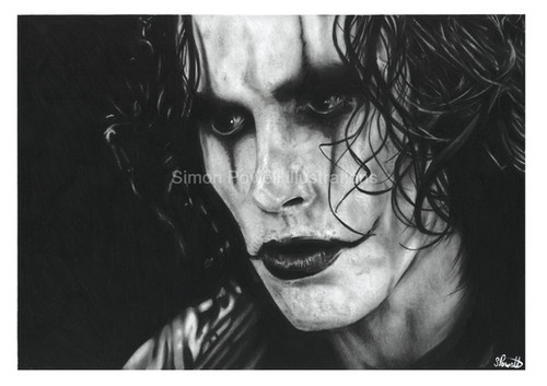 Eric Draven - The Crow (A3 & A4) | S P illustrations