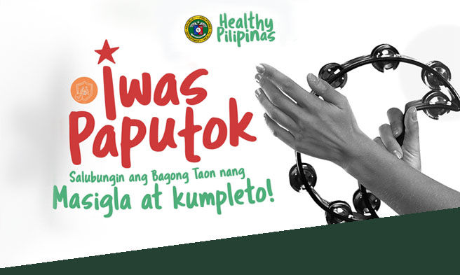 DOH: Iwas paputok.. Salubungin ang Bagong Taon nang masigla at kumpleto! DOH: Iwas paputok.. Salubungin ang Bagong Taon nang masigla at kumpleto!