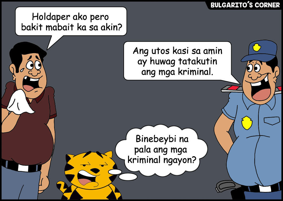Bulgarito's Corner: Mabait sa holdaper Bulgarito's Corner: Mabait sa holdaper