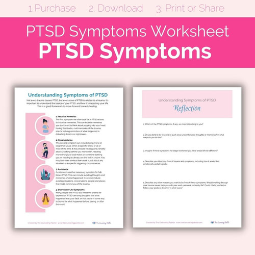 PTSD Symptoms Worksheet | PTSD Symptoms | Understanding PTSD ...