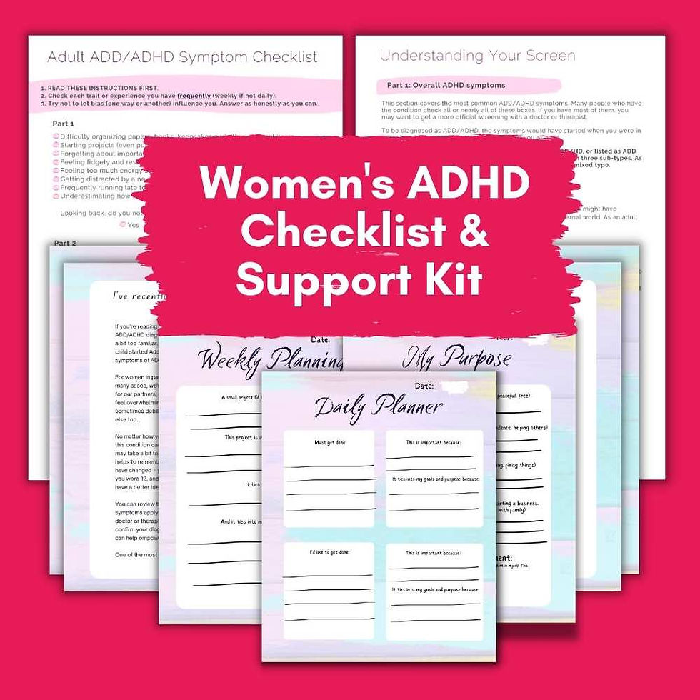 36 Signs You or a Woman You Know Has ADHD + Tips & Checklist