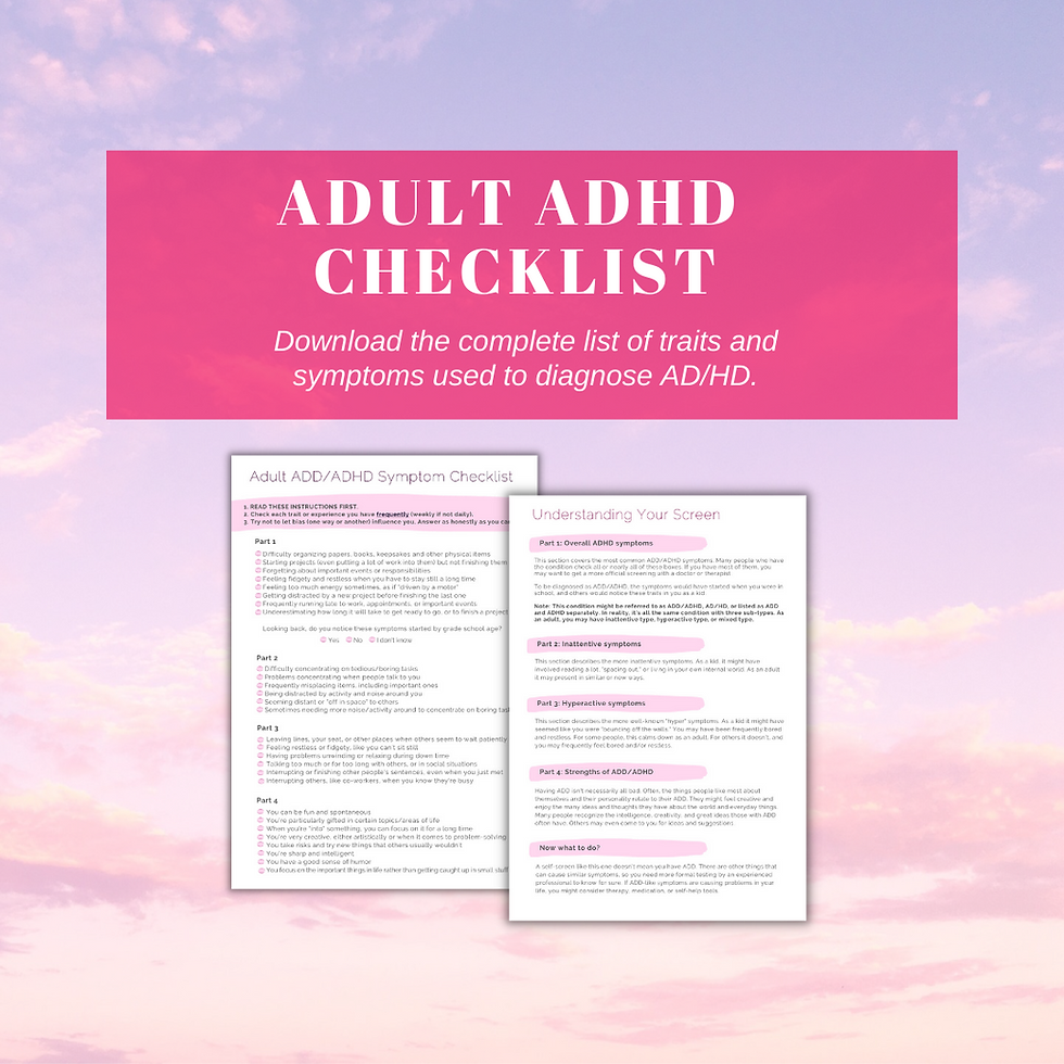 36 Signs You or a Woman You Know Has ADHD + Tips & Checklist