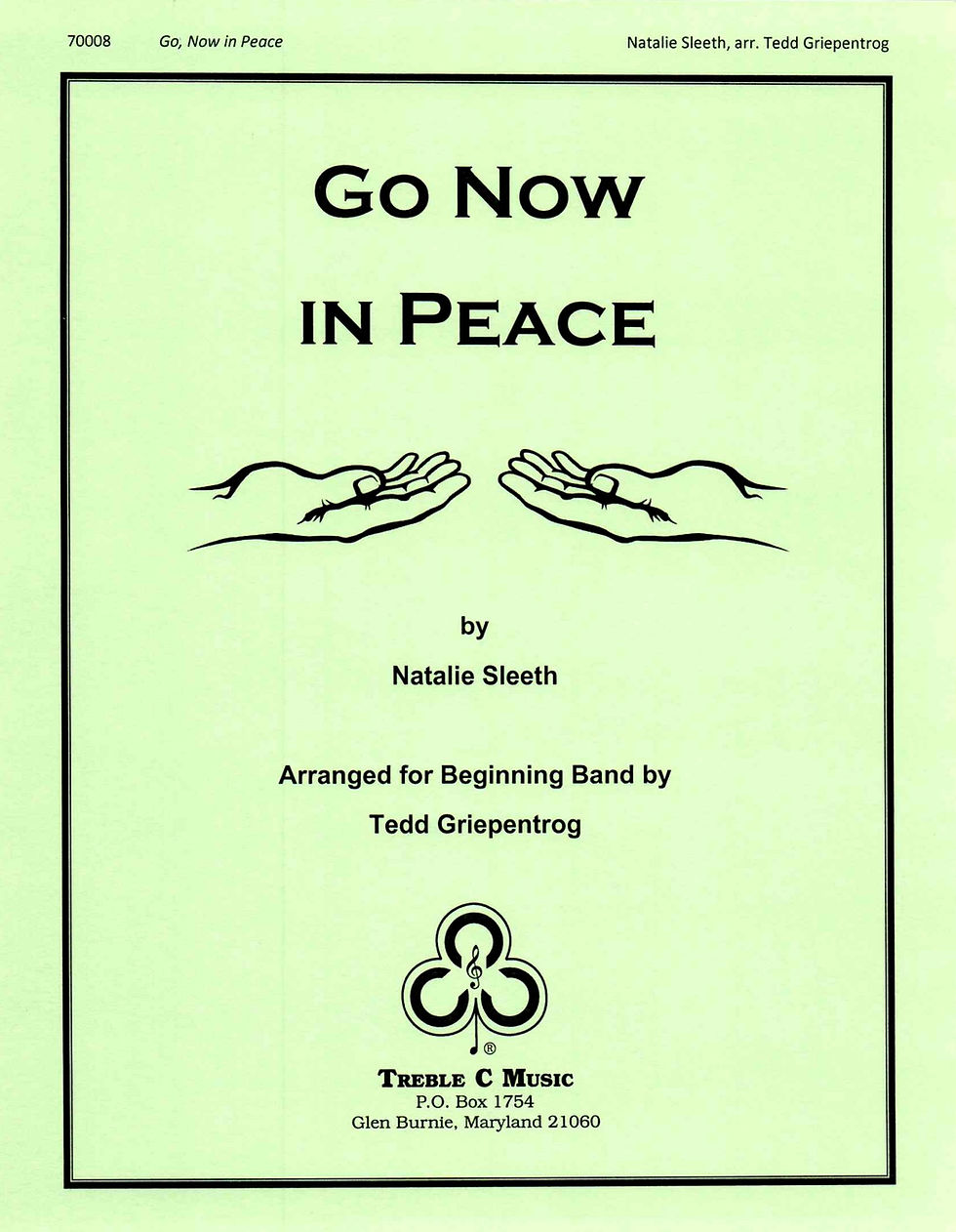 Go Now in Peace for Beginning Band | Treble C Music