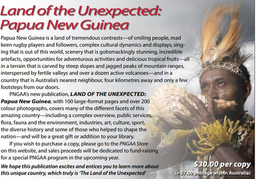 Book: Land of the Unexpected | Papua New Guinea Association Australia