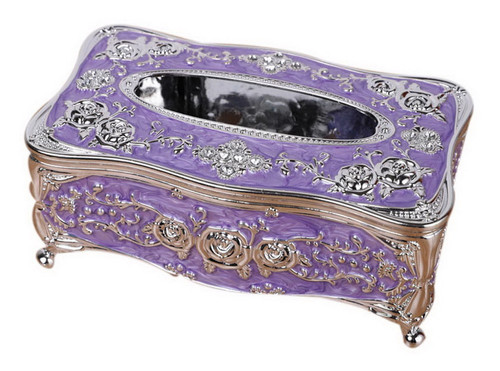 Luxury European Tissue Box (Lavender) | PROUD FURNITURE
