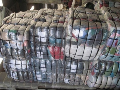 Pallets of Designer Clothing | Logistical Warehouse U.S.A