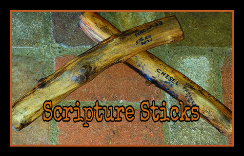 Hand Crafted Scripture Stick $25 and up (1 each) | Food By The Word