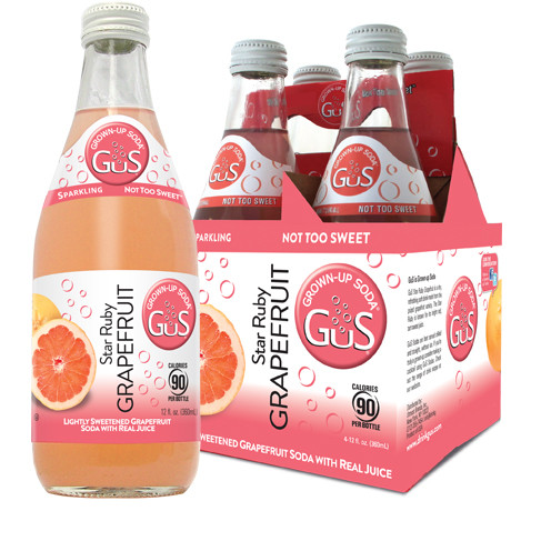 GUS GROWN UP SODA RUBY GRAPEFRUIT 6-24ct. Case | FBTW