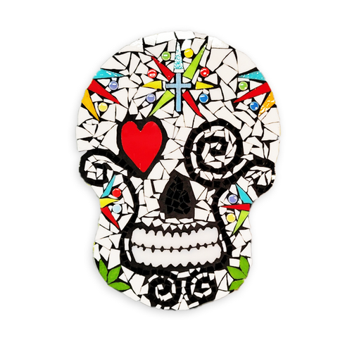 Skull DIY Kit - Mosaic Glass | Glassyalley